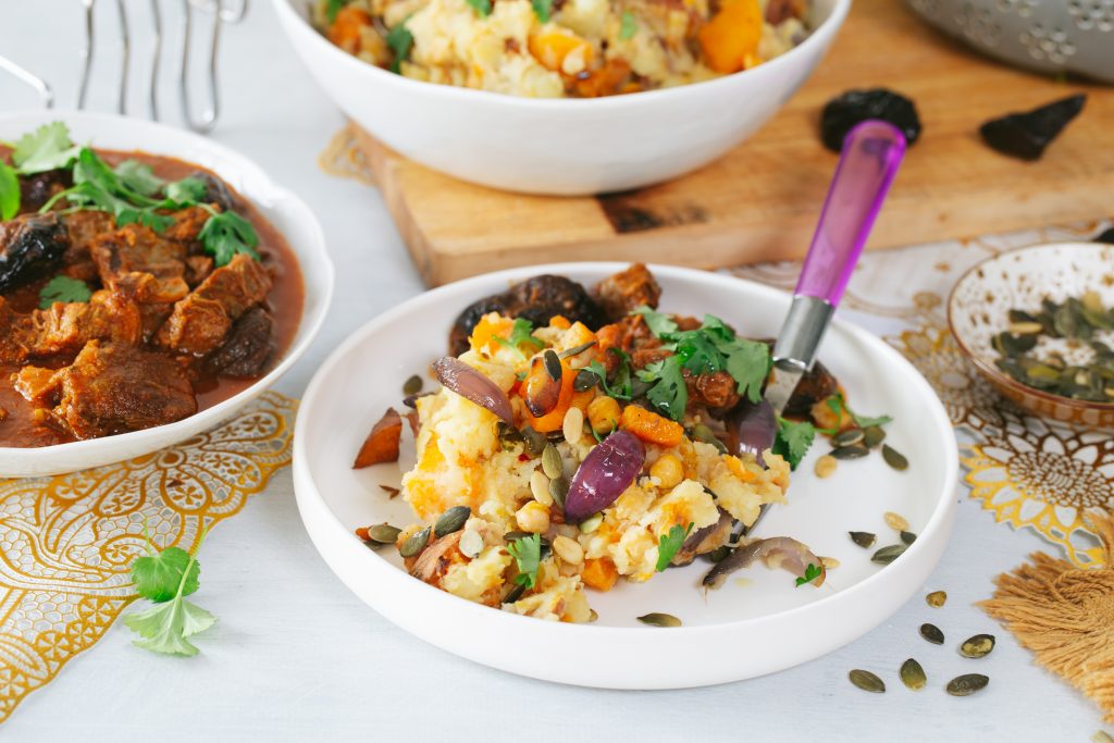 Kruidige stamppot van pompoen en zoete aardappel - Fairtrade Original