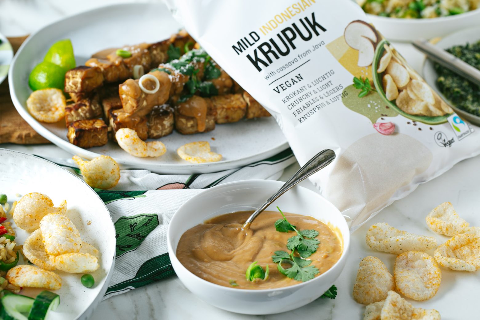 Milde Indonesische krupuk - Fairtrade Original